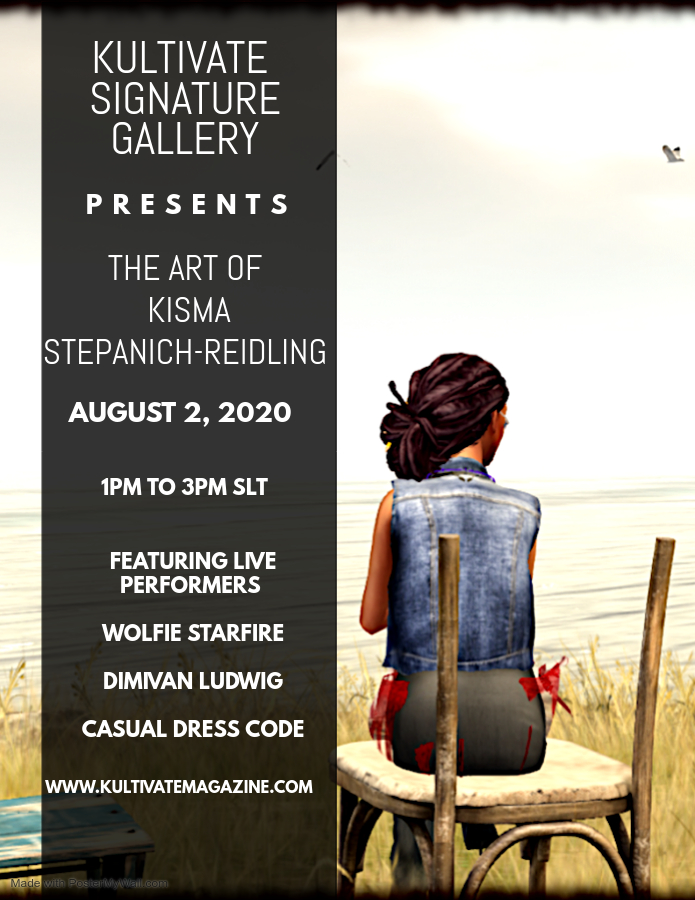 Sunday @ 1pm slt Kultivate Signature Gallery Presents the Art of Kisma ...